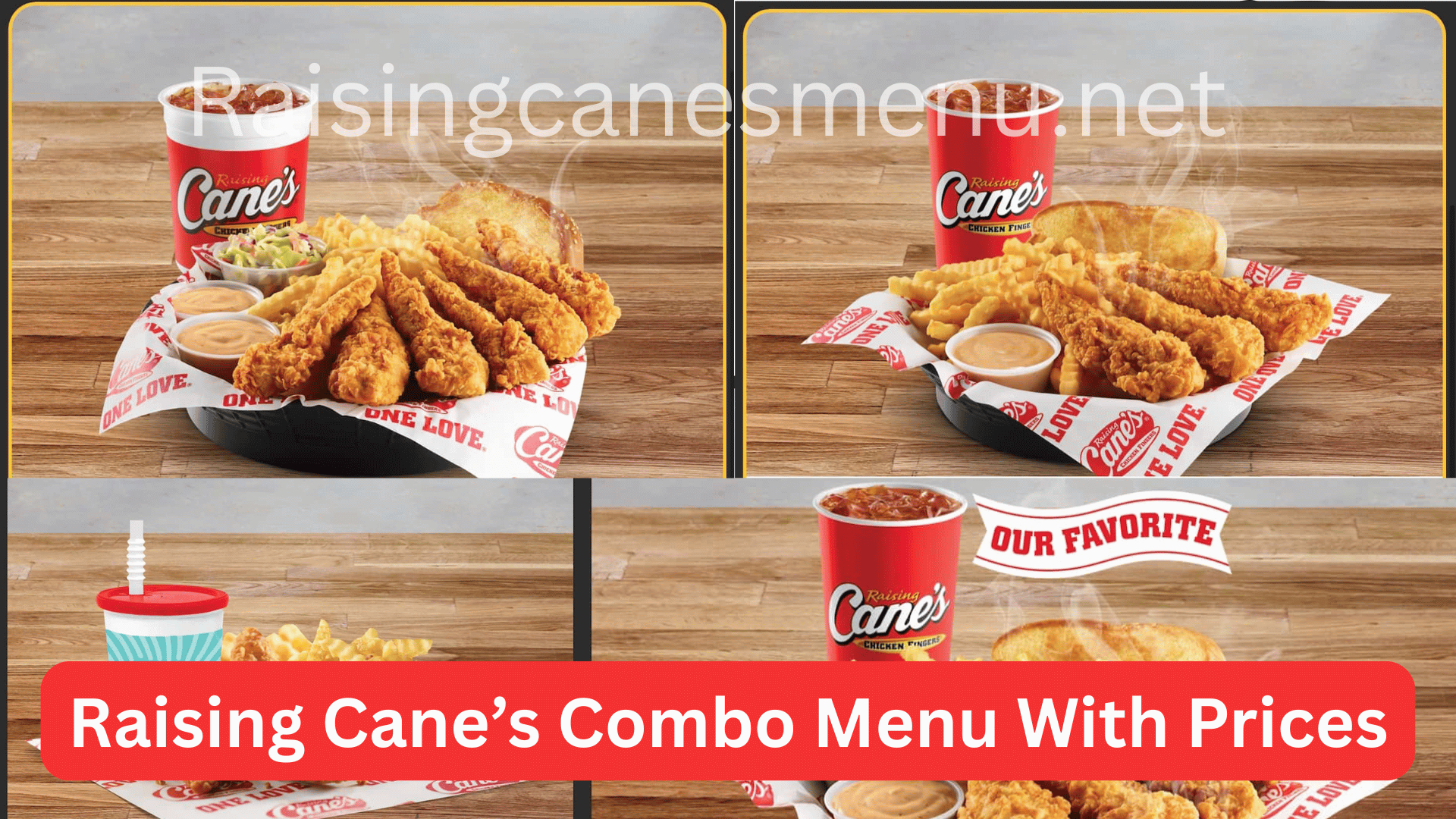 Raising Cane’s Combo Menu With Prices [2025 Updated]