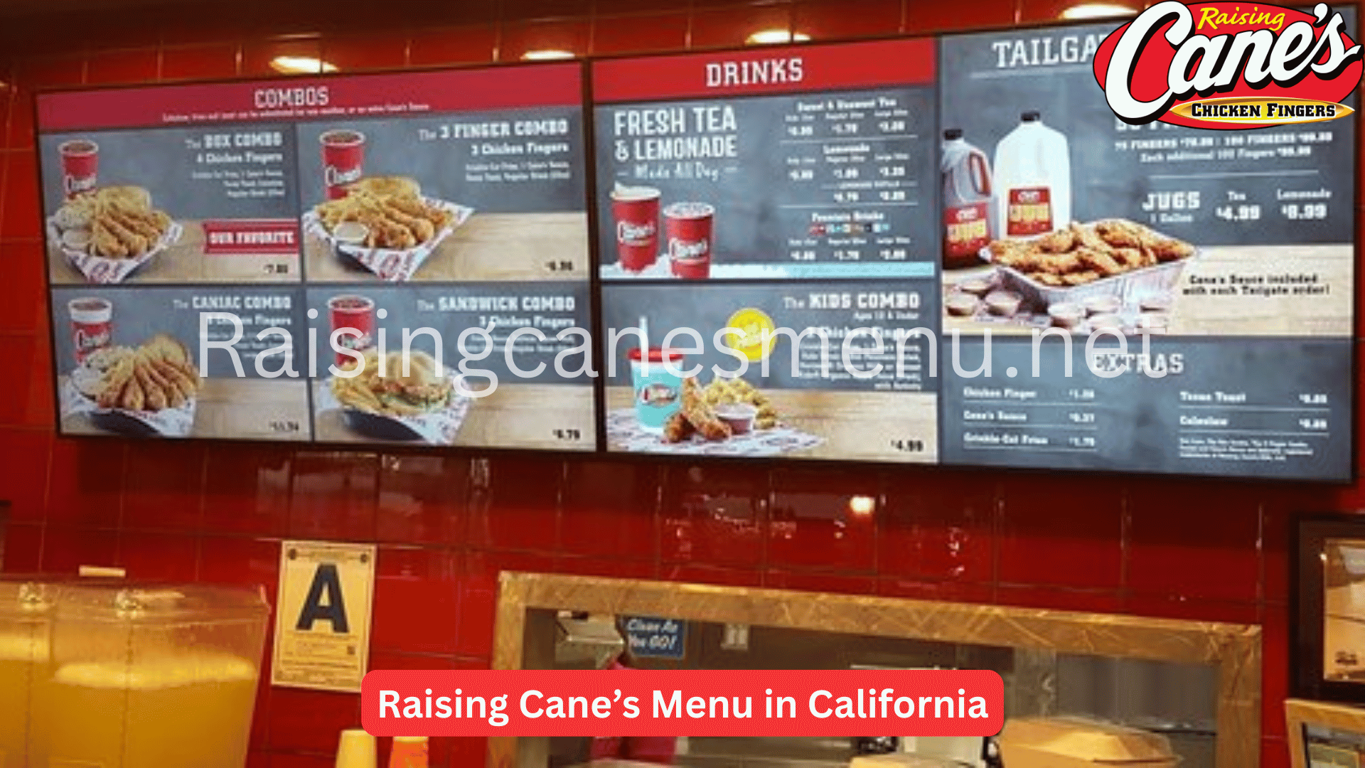 How Much Raising Canes are in California? [Latest Guide]